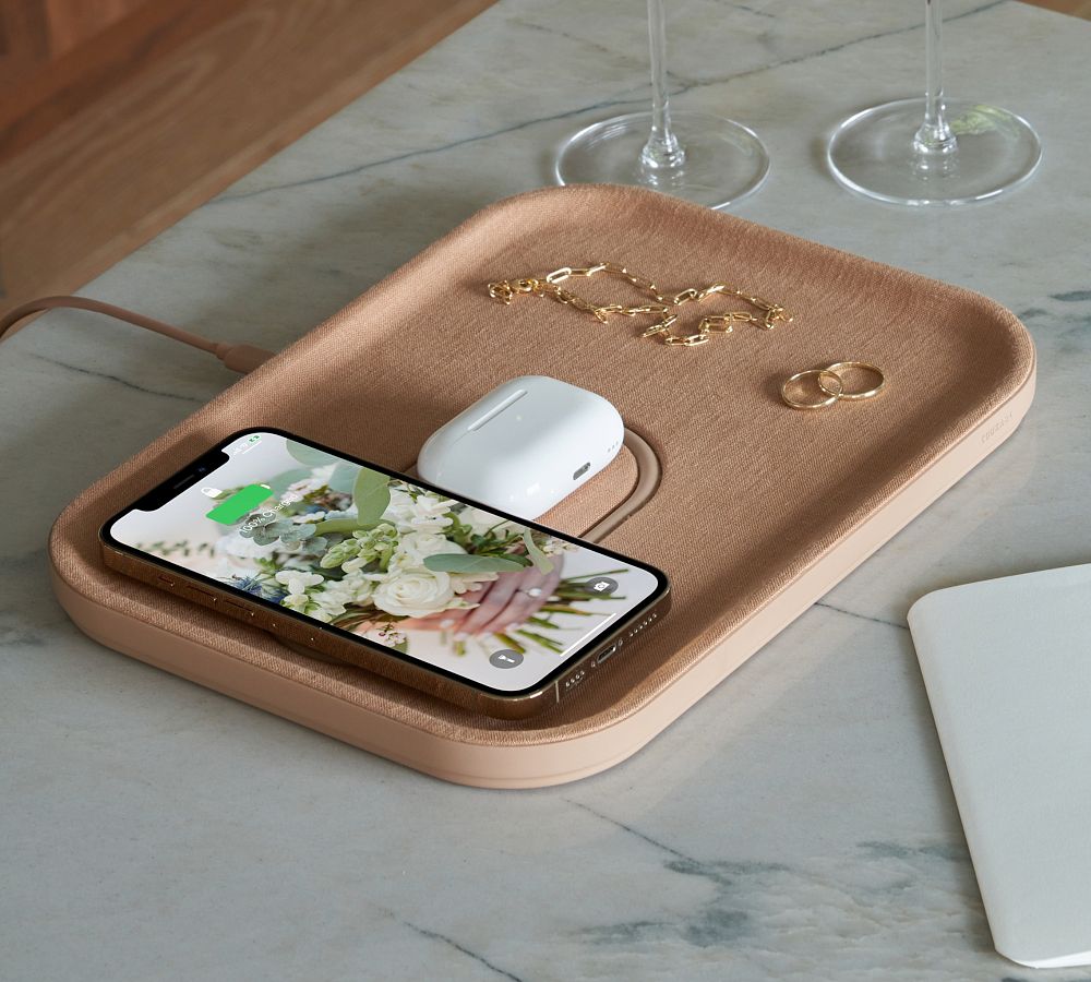 Courant Mag: 3 Classics Dual Device Charging Tray | Pottery Barn