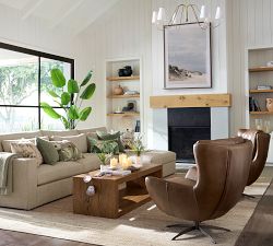 Folsom Rectangular Coffee Table (58") | Pottery Barn