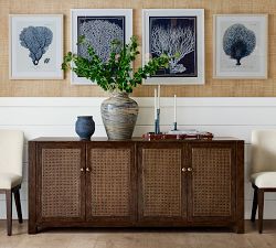 Augusta Cane Buffet (72") | Pottery Barn