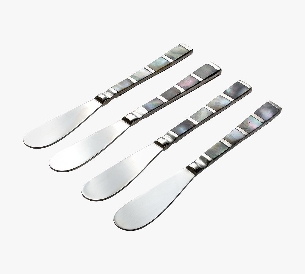 Luster Handcrafted Stainless Steel Cheese Spreaders - Set of 4 ...