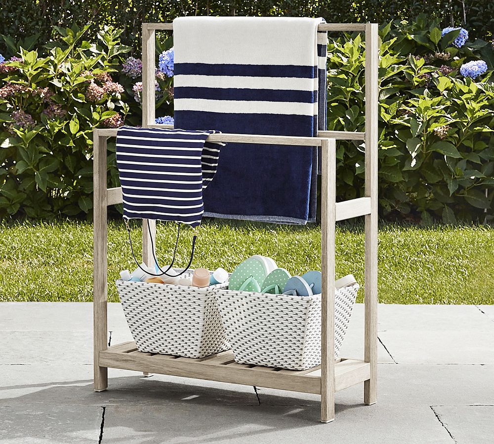 Indio Outdoor Towel Rack (30") | Pottery Barn