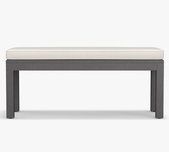 Indio Metal Outdoor Dining Bench (49") | Pottery Barn