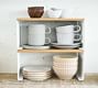 Tosca Wood-Top Stackable Kitchen Rack - Set of 2 | Pottery Barn
