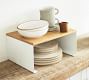 Tosca Wood-Top Stackable Kitchen Rack - Set of 2 | Pottery Barn