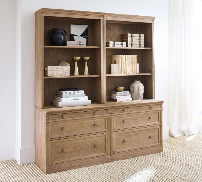 Livingston Bookcase Suite (70") | Pottery Barn