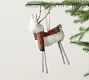 Sherpa Reindeer Christmas Ornaments | Pottery Barn