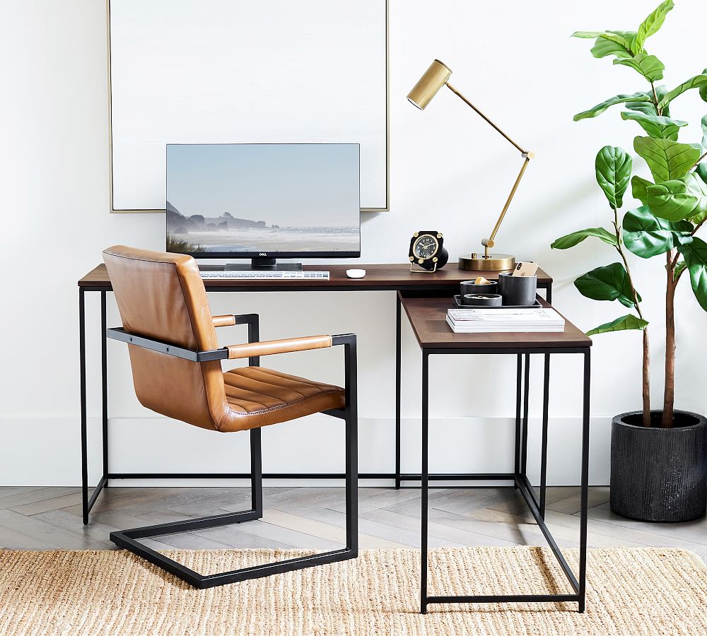 Pottery Barn L Shaped Desk