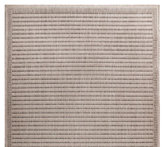 Elnara Border Outdoor Performance Rug | Pottery Barn