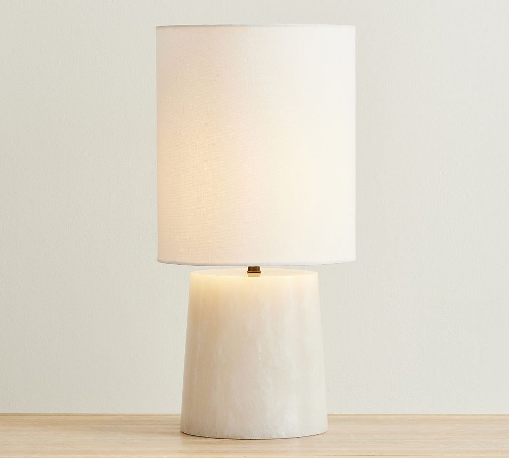 Tapered Alabaster Table Lamp | Pottery Barn