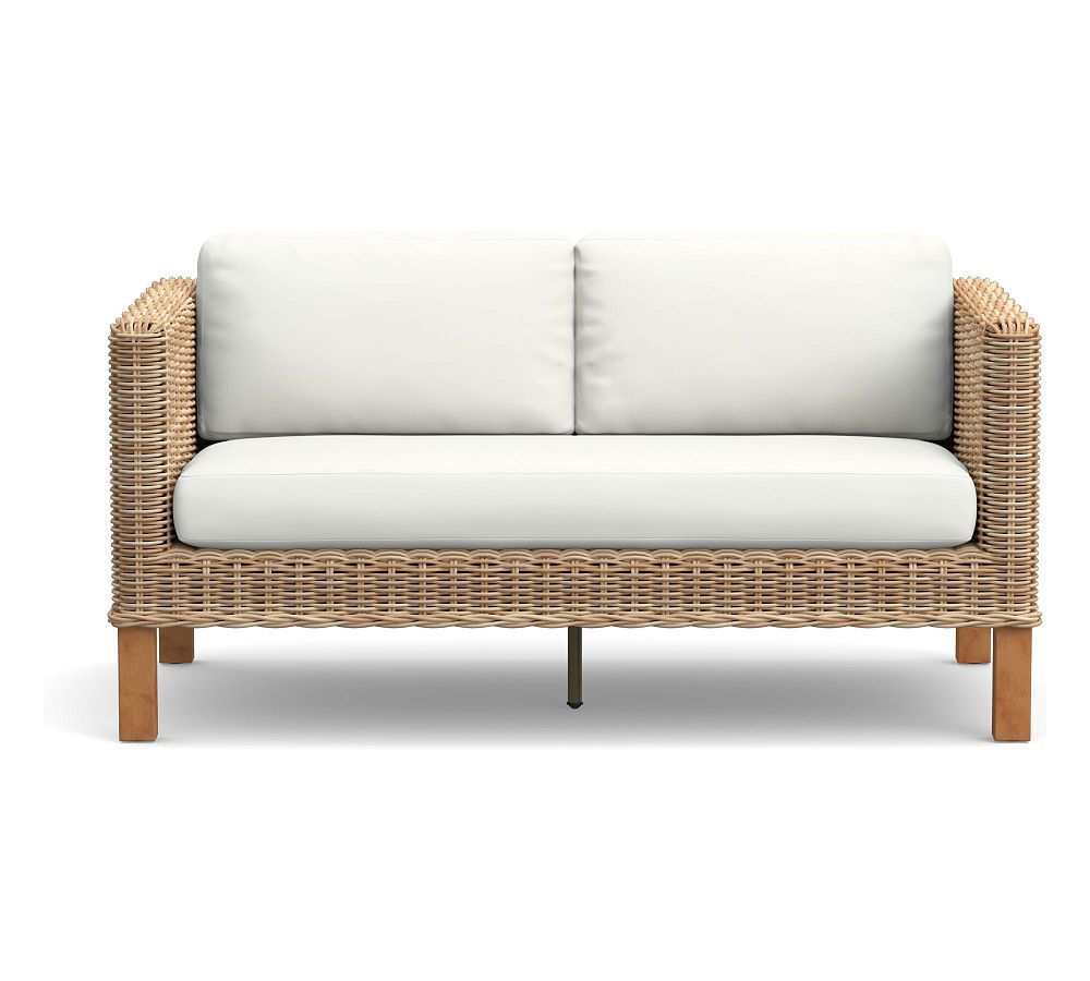 Huntington Petite Loveseat Cushion Cover | Pottery Barn