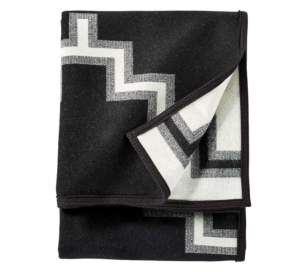 Pendleton Kiva Steps Wool Oversized Throw Blanket | Pottery Barn