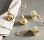 Jingle Bell Twine Napkin Rings, Set of 4 | Pottery Barn