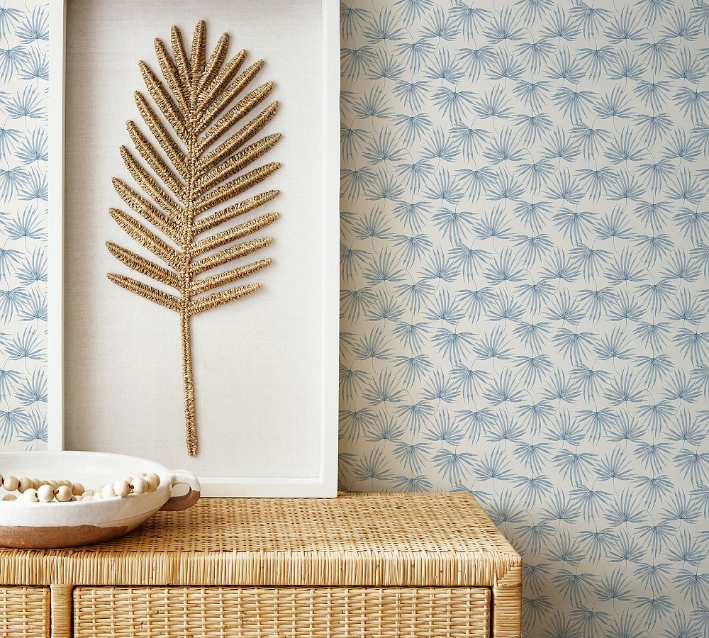 Palm Print Wallpaper | Pottery Barn
