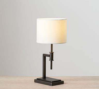Atticus Metal Petite Task Table Lamp | Pottery Barn