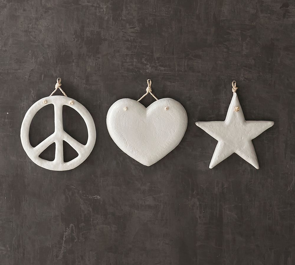 Ceramic Icons Wall Art - Set of 3 | Pottery Barn