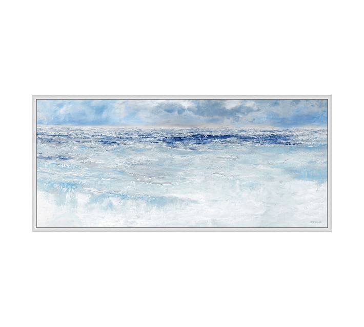 East Beach Framed Canvas | Pottery Barn