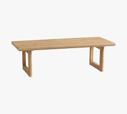 Woodside Eucalyptus Rectangular Outdoor Coffee Table (52") | Pottery Barn