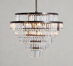 Gemma Crystal Round Chandelier (19"-26") | Pottery Barn