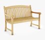 Simba Teak Outdoor Bench | Pottery Barn