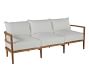 Oxeia Teak Outdoor Sofa | Pottery Barn