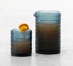 Jupiter Beaded Glass Cocktail Pitcher | Pottery Barn