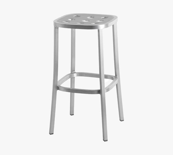 Emeco 1 Inch Aluminum Stool | Pottery Barn