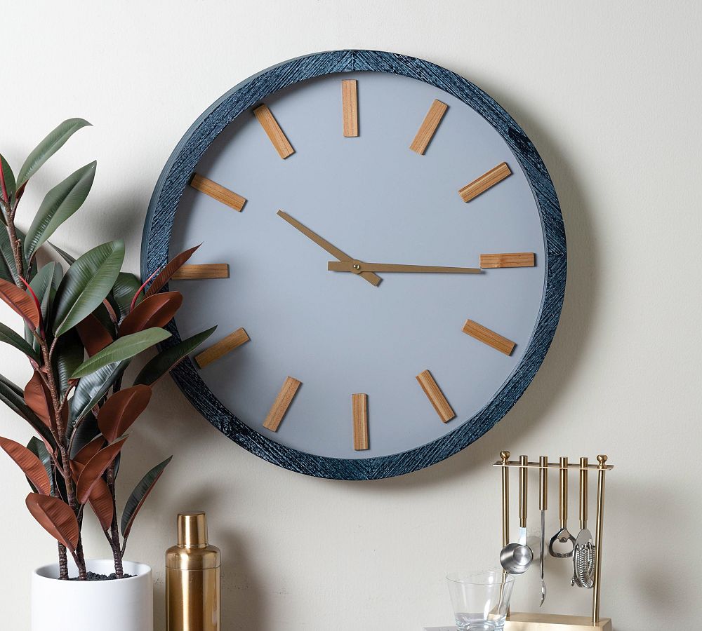 Boris Round Wall Clock- 24" | Pottery Barn