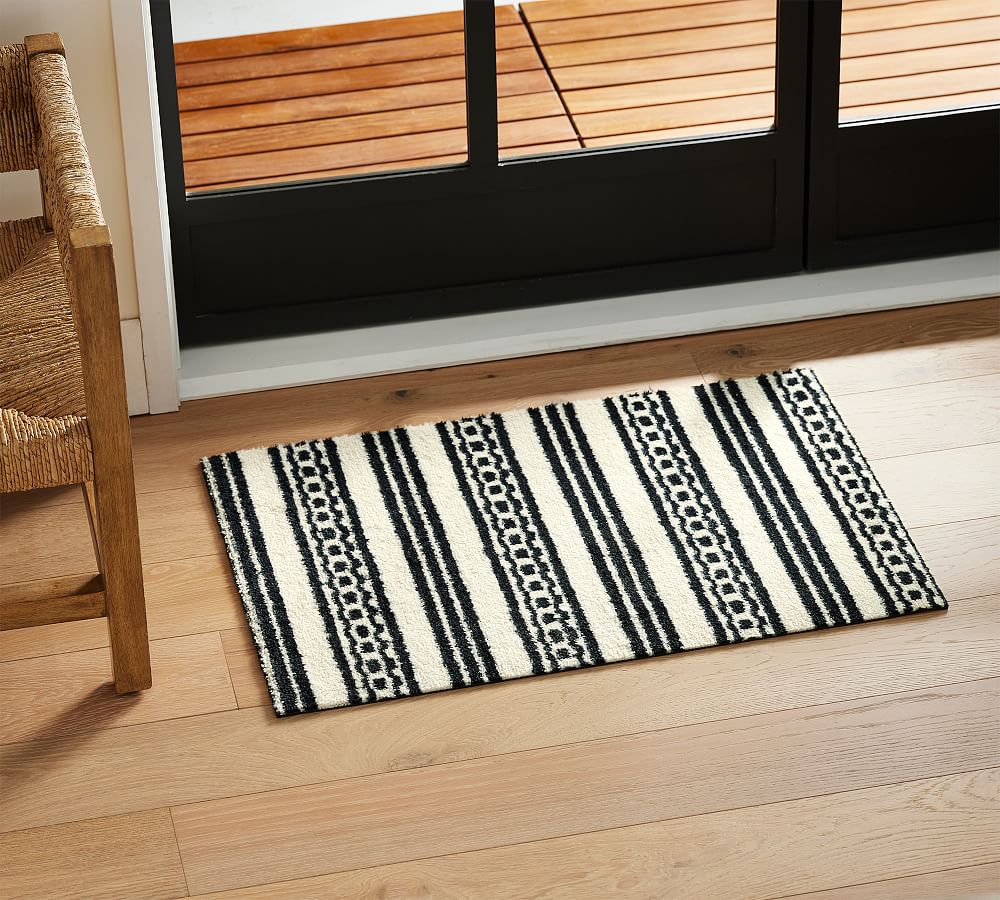 Kenyon Striped Entryway Mat | Pottery Barn