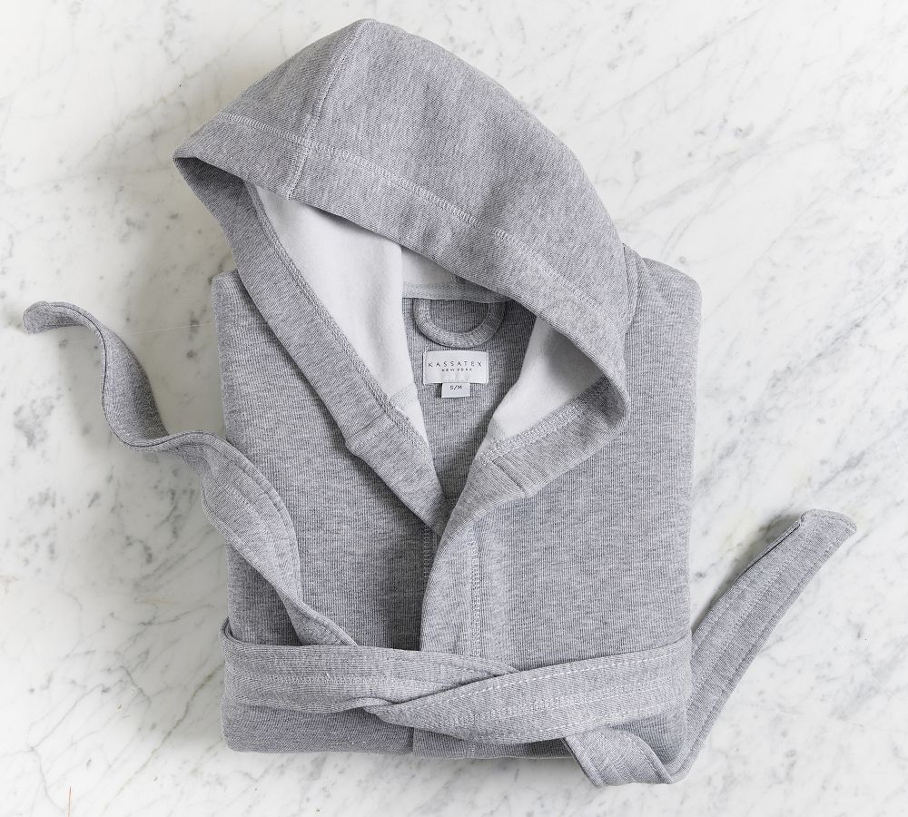 Ray Jersey Hooded Robe | Pottery Barn