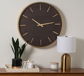 Beck Round Wall Clock- 24" | Pottery Barn