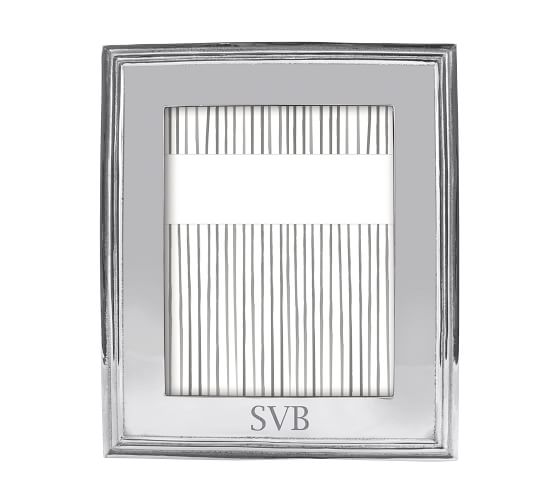 Engravable Silver Photo Frame | Pottery Barn