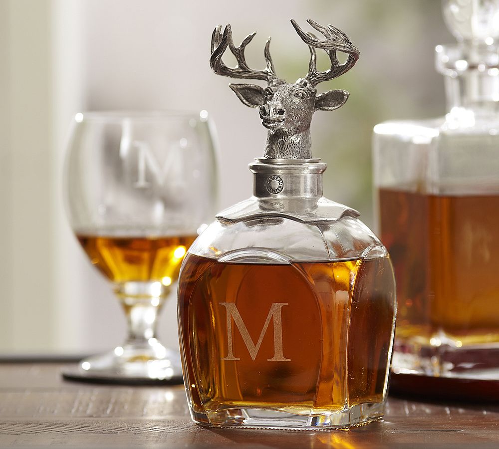 Stag Liquor Decanter | Pottery Barn