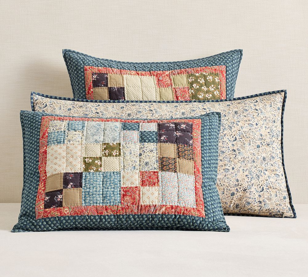 Mila Reversible Quilted Sham | Pottery Barn