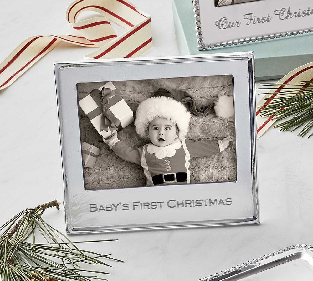 Santa And Me Handcrafted Metal Frame | Pottery Barn