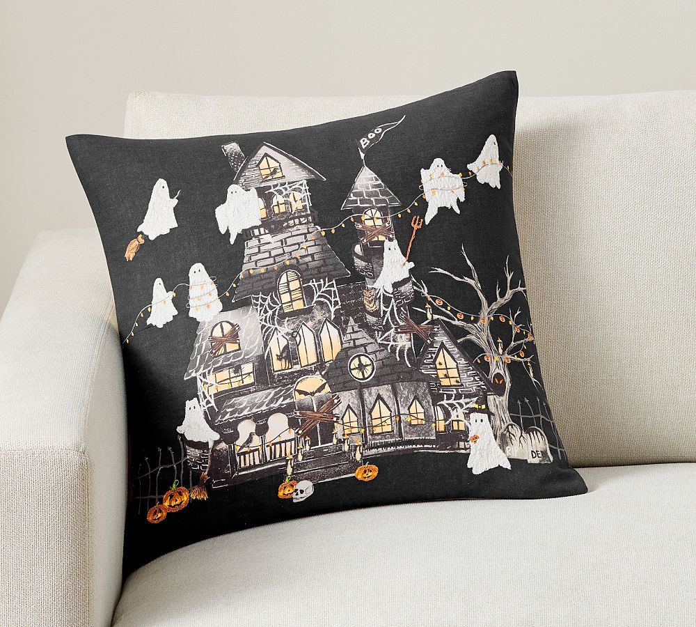 Scary Squad Glow in the Dark Pillow | Pottery Barn