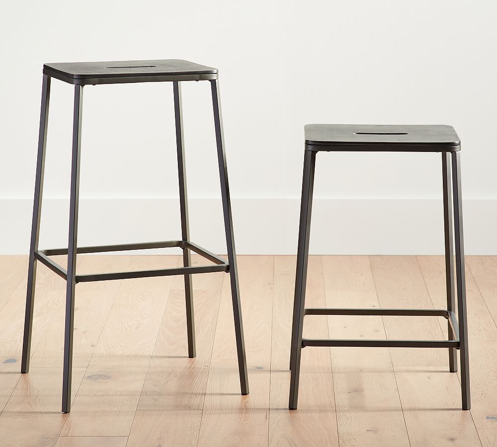 Duke Metal Stool | Pottery Barn