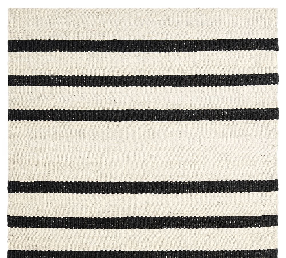 Danton Striped Jute Rug | Pottery Barn