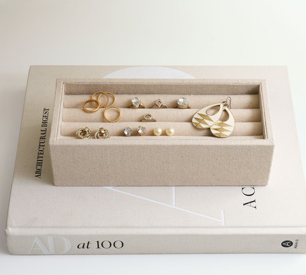 Closet Drawer Jewelry Storage Earring Tray | Pottery Barn