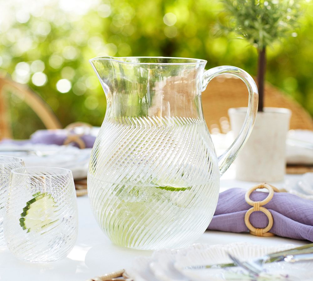 Monique Lhuillier Campania Outdoor Pitcher | Pottery Barn