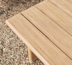 Woodside Eucalyptus Rectangular Outdoor Coffee Table (52") | Pottery Barn