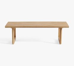 Woodside Eucalyptus Rectangular Outdoor Coffee Table (52") | Pottery Barn