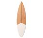 Shortboard Surfboard White Wall Art | Pottery Barn