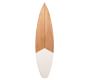 Shortboard Surfboard White Wall Art | Pottery Barn