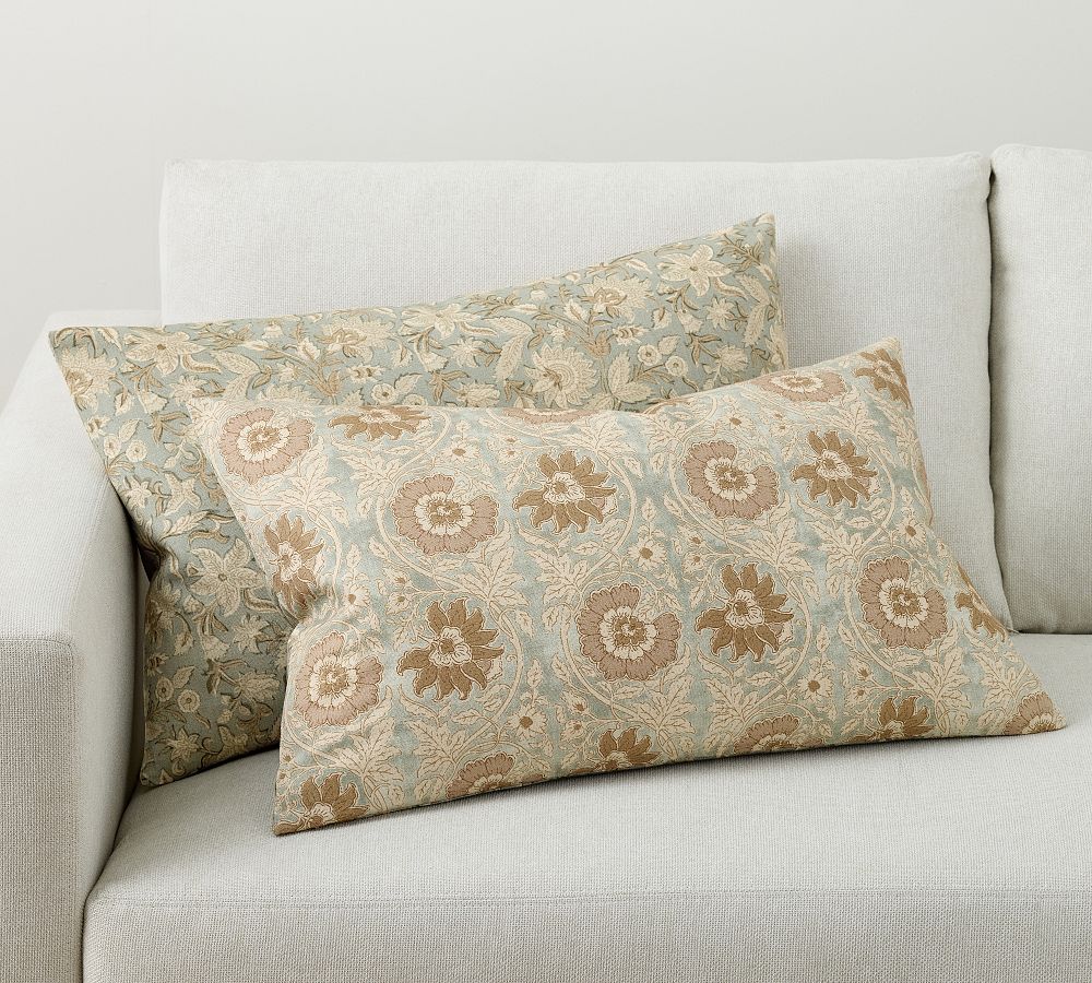 Genieve Reversible Printed Lumbar | Pottery Barn