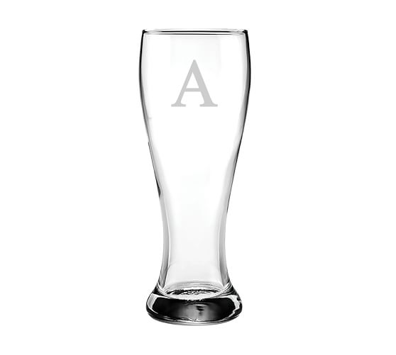 Personalized Craft Beer Pilsner Glasses - Set of 4 | Pottery Barn