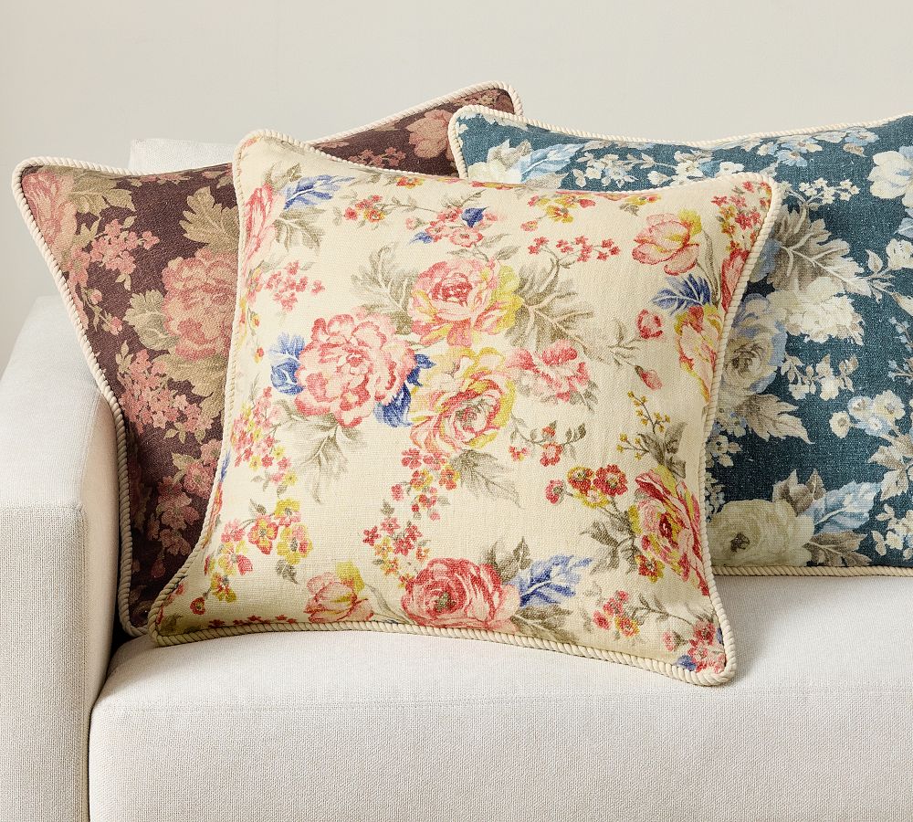 Cammi Floral Printed Pillow | Pottery Barn