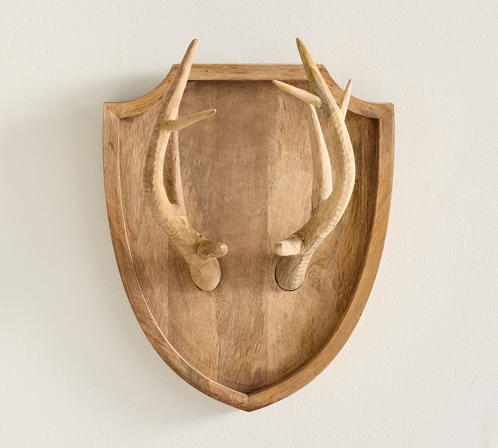 Carved Wall Antler | Pottery Barn