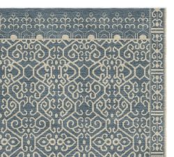 Indigo Luna Custom Tufted Rug | Patterned Rugs | Pottery Barn