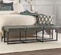 Rocket Leather Bench (56") | Pottery Barn