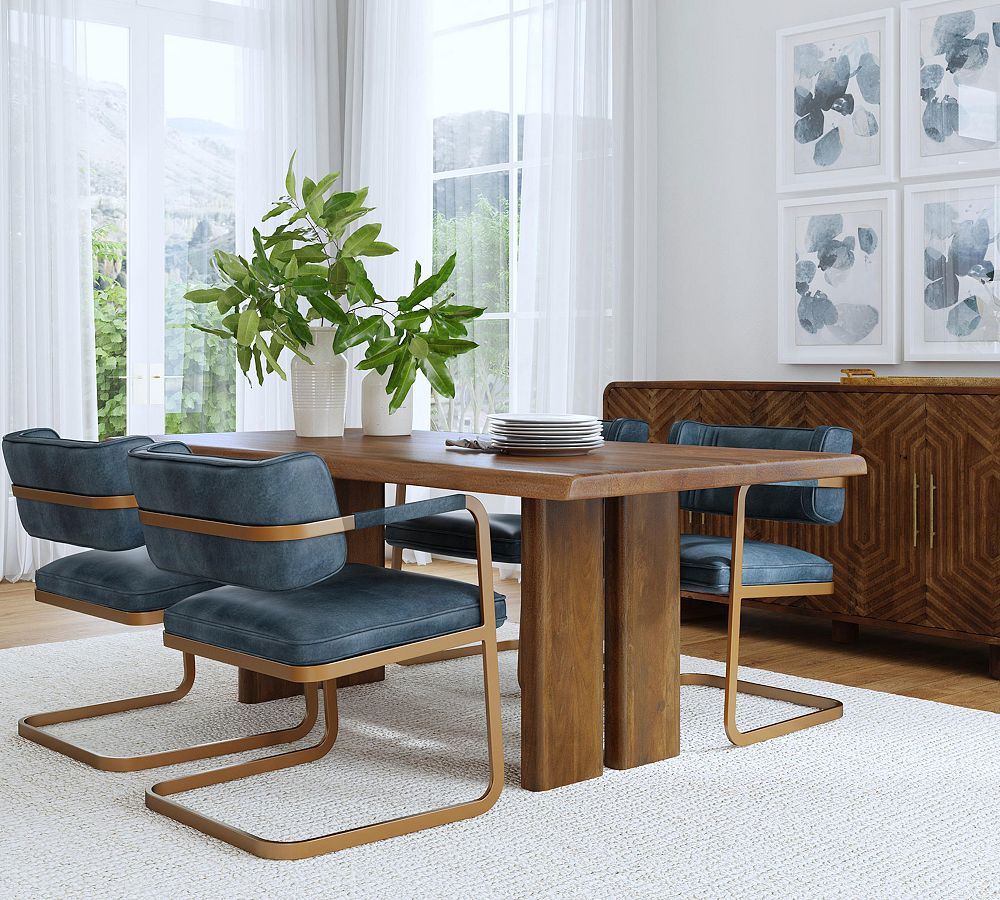 Delta Rectangular Dining Table (80") | Pottery Barn